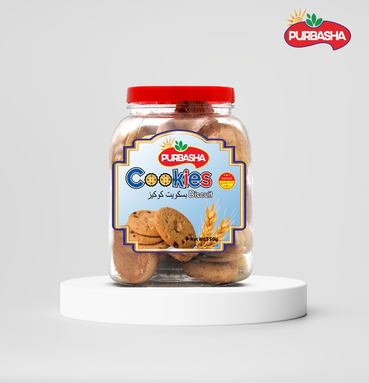 Purbasha Coconut Cookies – 350gm – PURBASHA ORGANIC FOOD & BEVERAGE LTD.